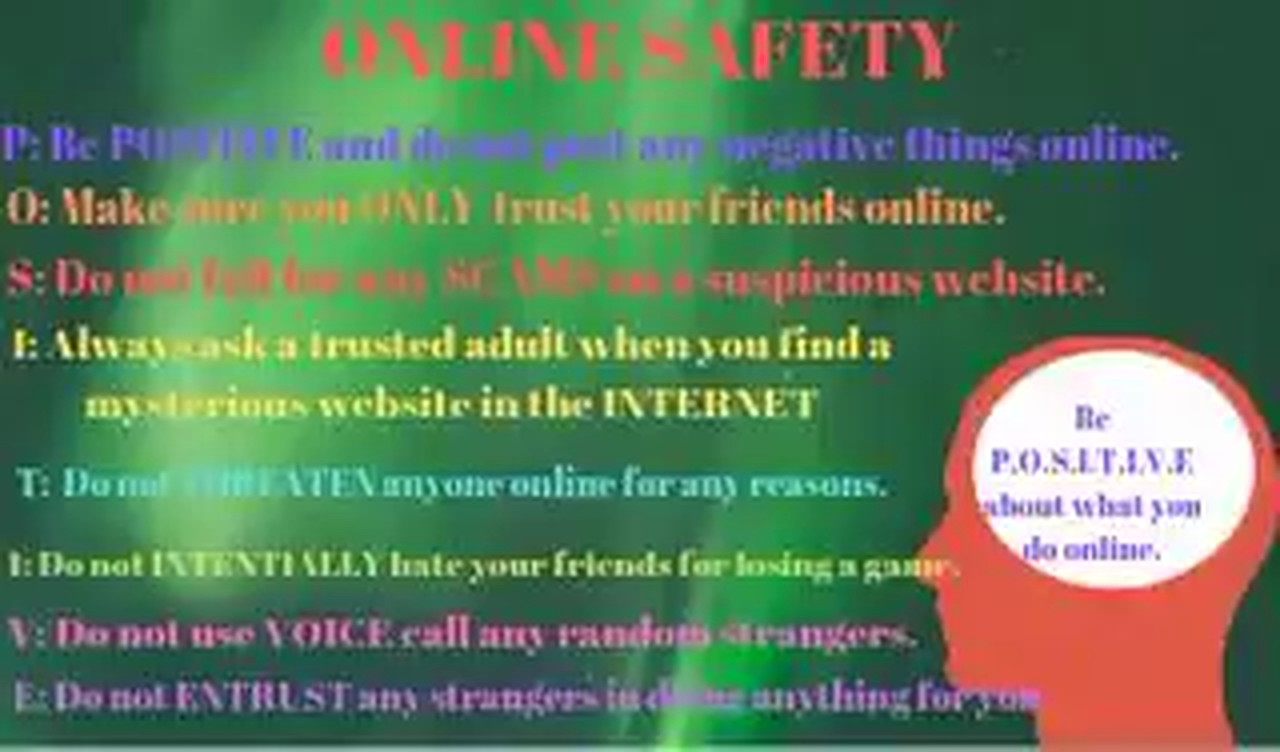 INTERNET SAFETY – SG – Whats Your Story