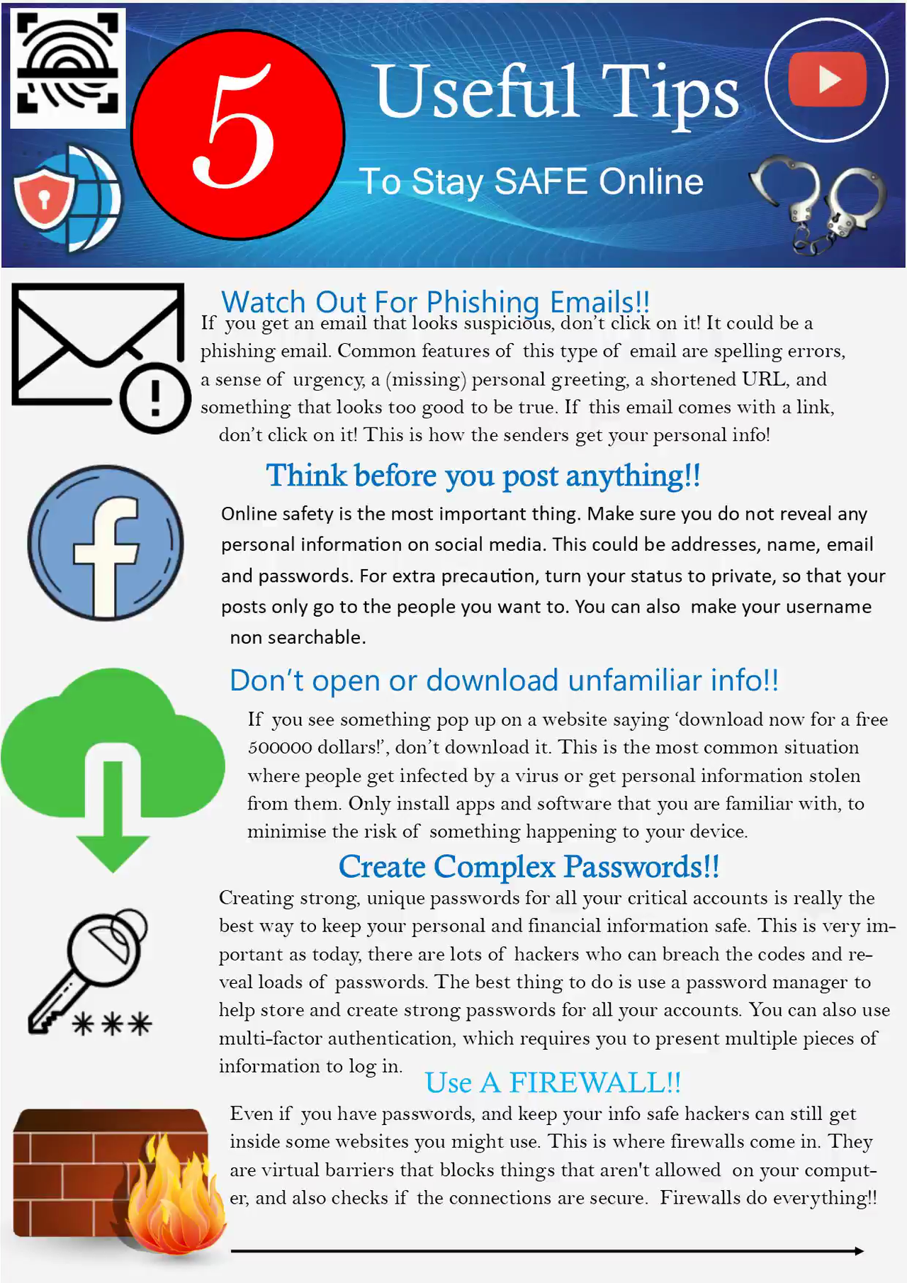 My E-Safety Poster – SG – Whats Your Story